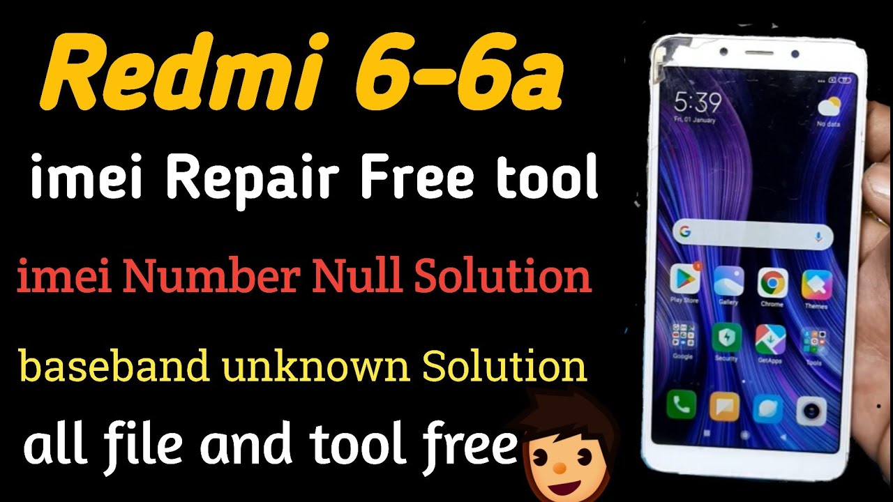 Redmi 6, 6a IMEI Repair Free Tool 🔥| How to Reapir IMEI REDMI mobile ...