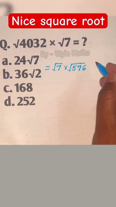 Square root problems - YouTube