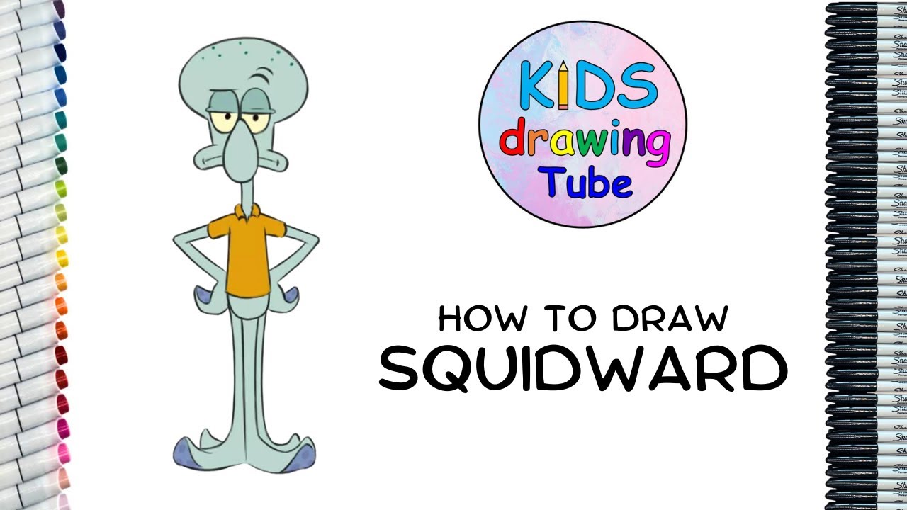 How to draw Squidward | SpongeBob - Easy - YouTube