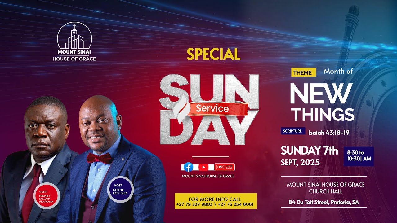CONNAITRE SON IDENTITE ROYALE EN CHRIST │PROPH. SAMSON NKASHAMA│CULTE ...