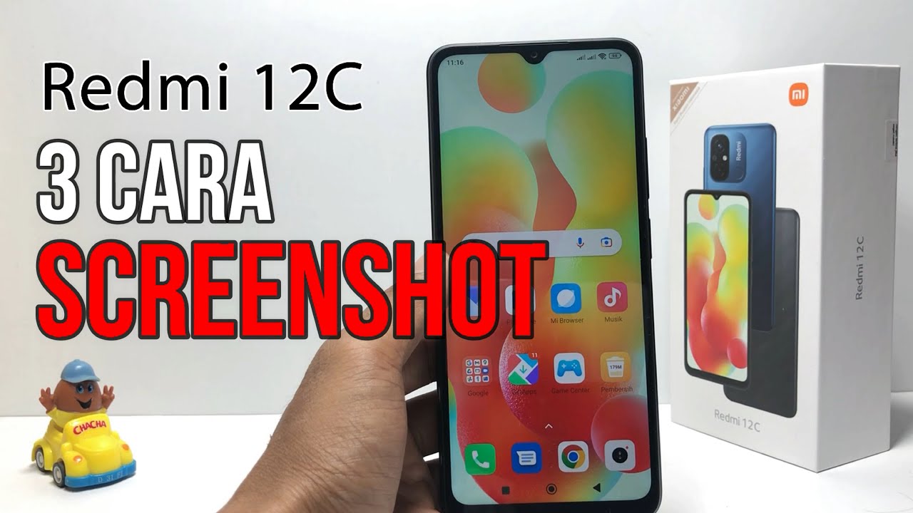 3 Cara Screenshot Redmi 12c | SS di HP Xiaomi - YouTube