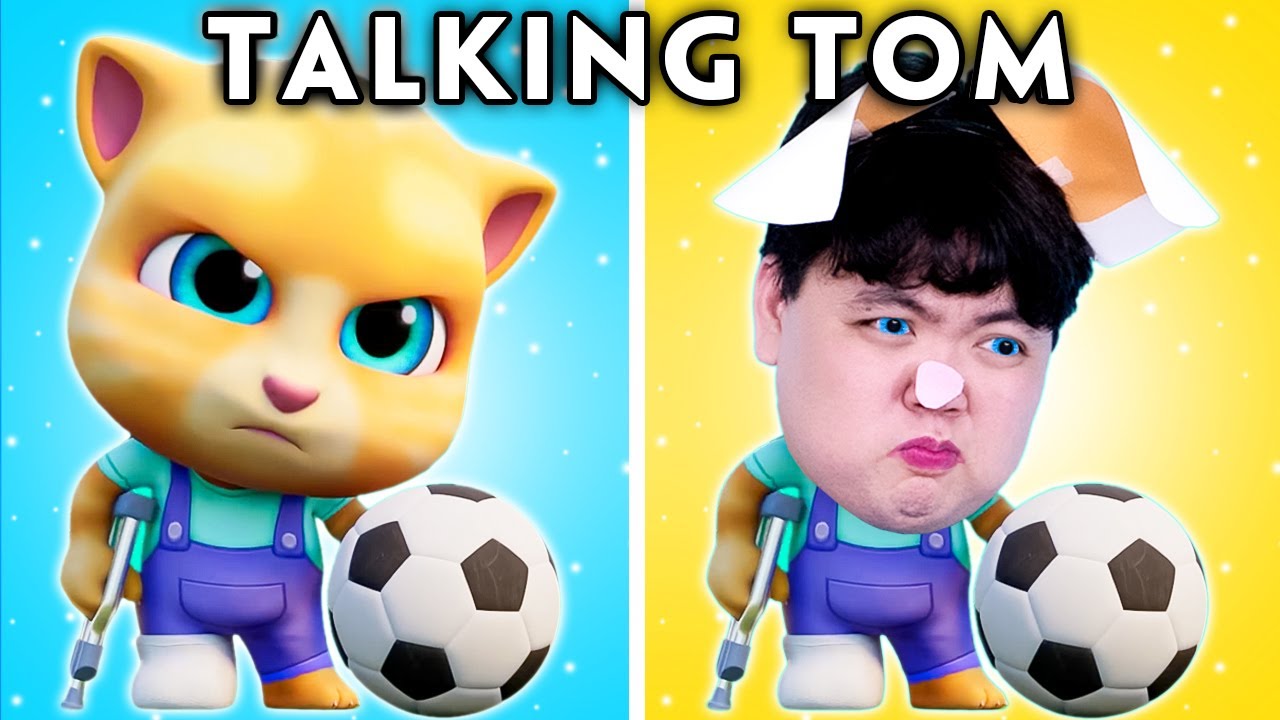 Tom Football Fraek - Talking Tom In Real Life | Compilation of Talking ...
