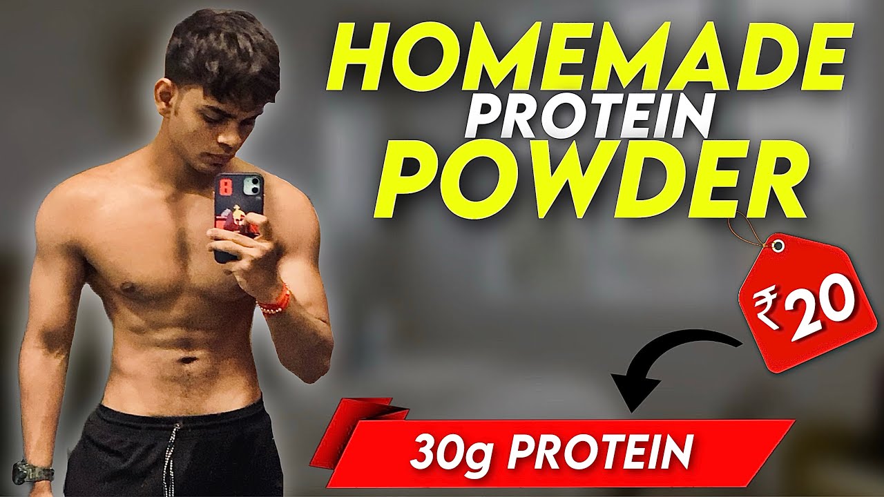 HOMEMADE PROTEIN POWDER For Muscle Gain & Bodybuilding | 30g Protein ...