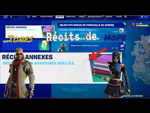 On Fait les Quétes Récits de Jones et Hope (Fortnite) - YouTube