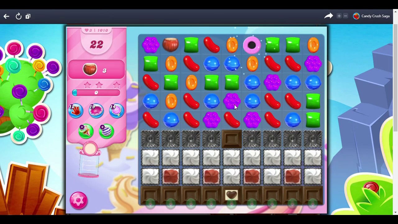 Candy Crush Saga LEVEL 1010 (3 STAR) New Version - YouTube