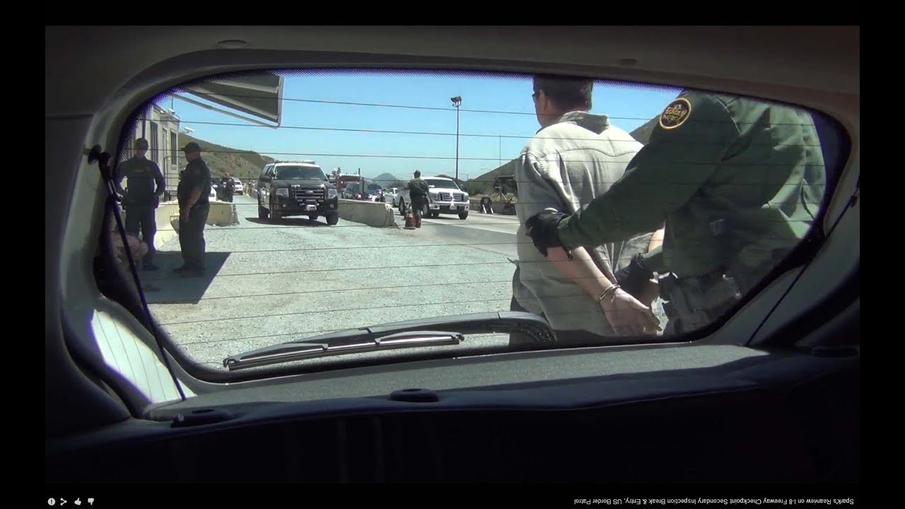 Spark's Rearview on I-8 Freeway Checkpoint Secondary Inspection Break ...