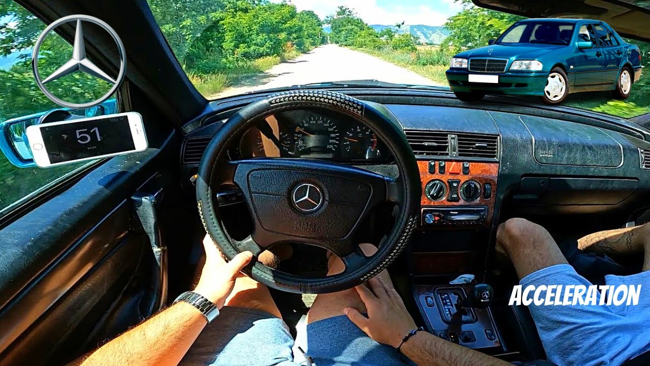Mercedes-Benz C200 CDI W202 2000 (102HP) - POV Drive - YouTube