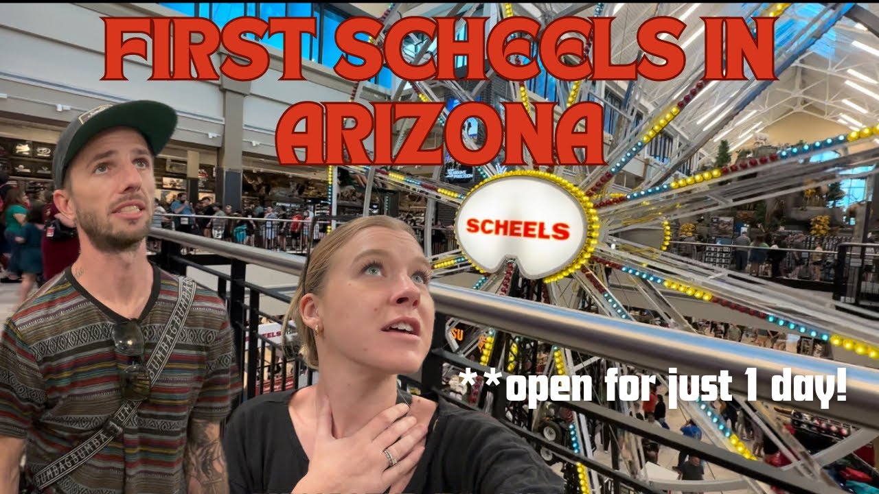 FIRST SCHEELS IN ARIZONA! | open for 1 day! - YouTube