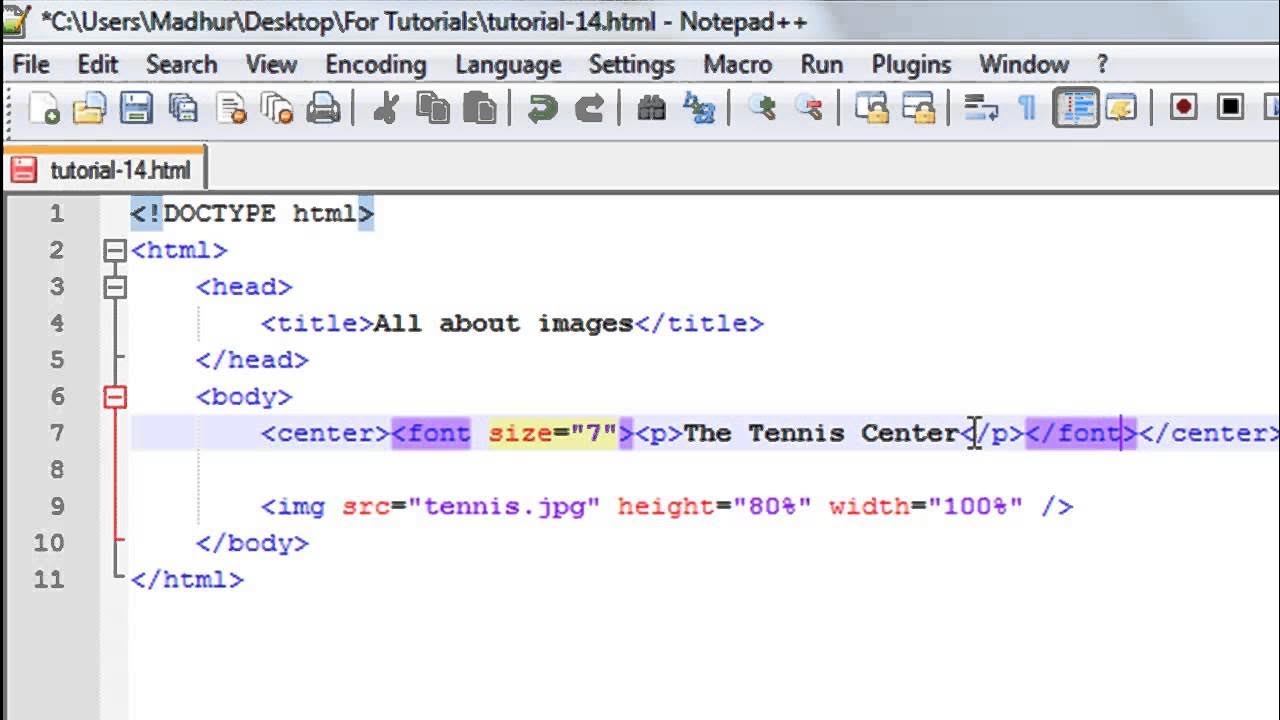 HTML Tutorial - 14: Inserting Images - YouTube