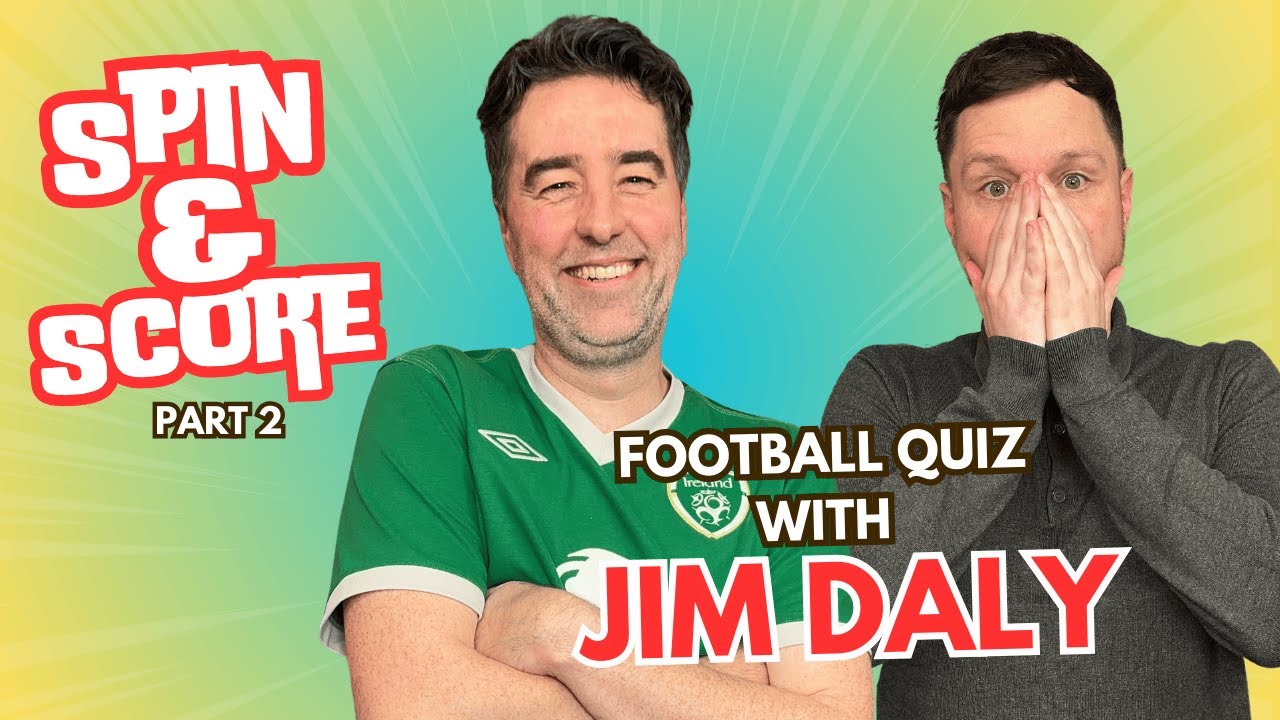 @JimDalyComedy faces FOOTBALL QUIZ Spin & Score ⚽ 💪 PART 2 - YouTube