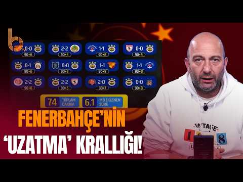 Fenerbahçe ve Galatasaray'a Verilen Uzatma Dakikaları!