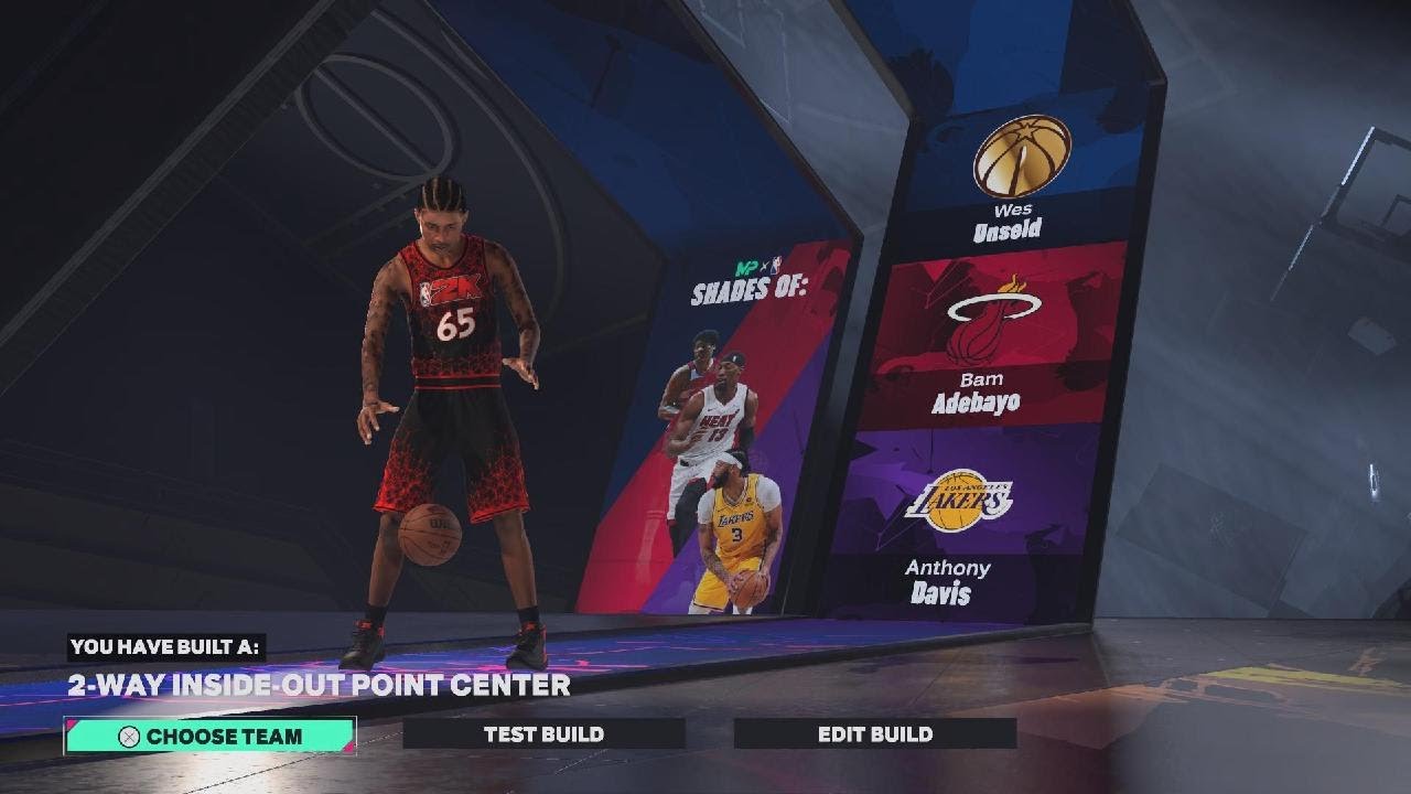 NBA 2K25 CENTER BUILD - 2-WAY INSIDE-OUT POINT CENTER (6'9) - YouTube