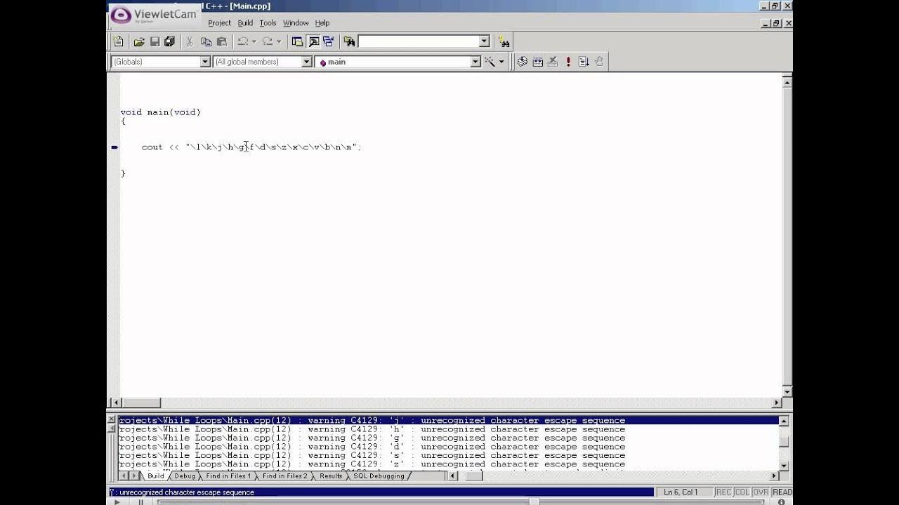 Basic C++ Tutorial - 2.3 - Escape Codes [TutorialGenius.com] - YouTube