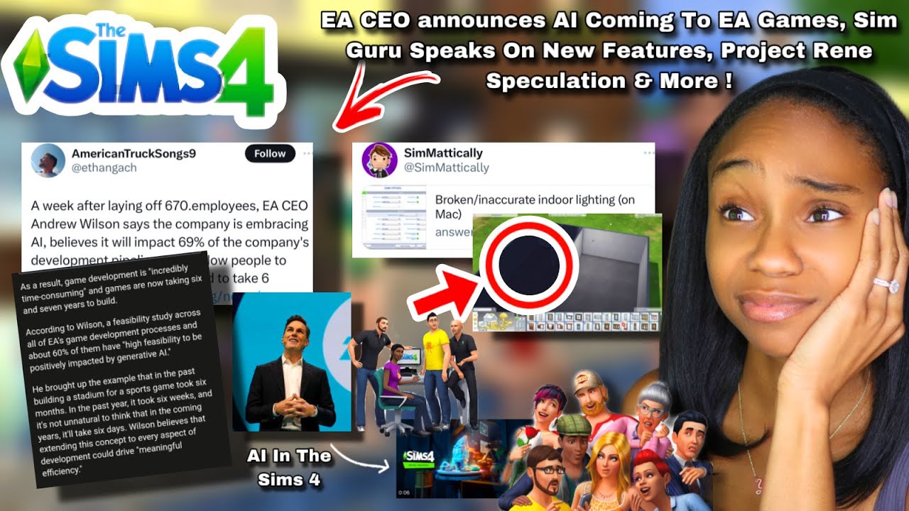 🚨EA announces AI coming to EA Games. Sim Guru breaks silence & talks ...