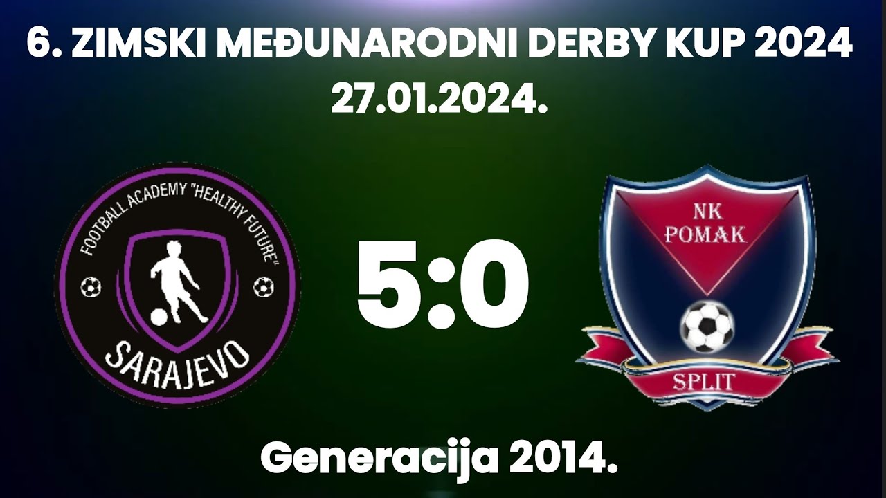 FA Healthy Future - NK Pomak Split 5:0 (6. Međunarodni zimski Derby kup ...