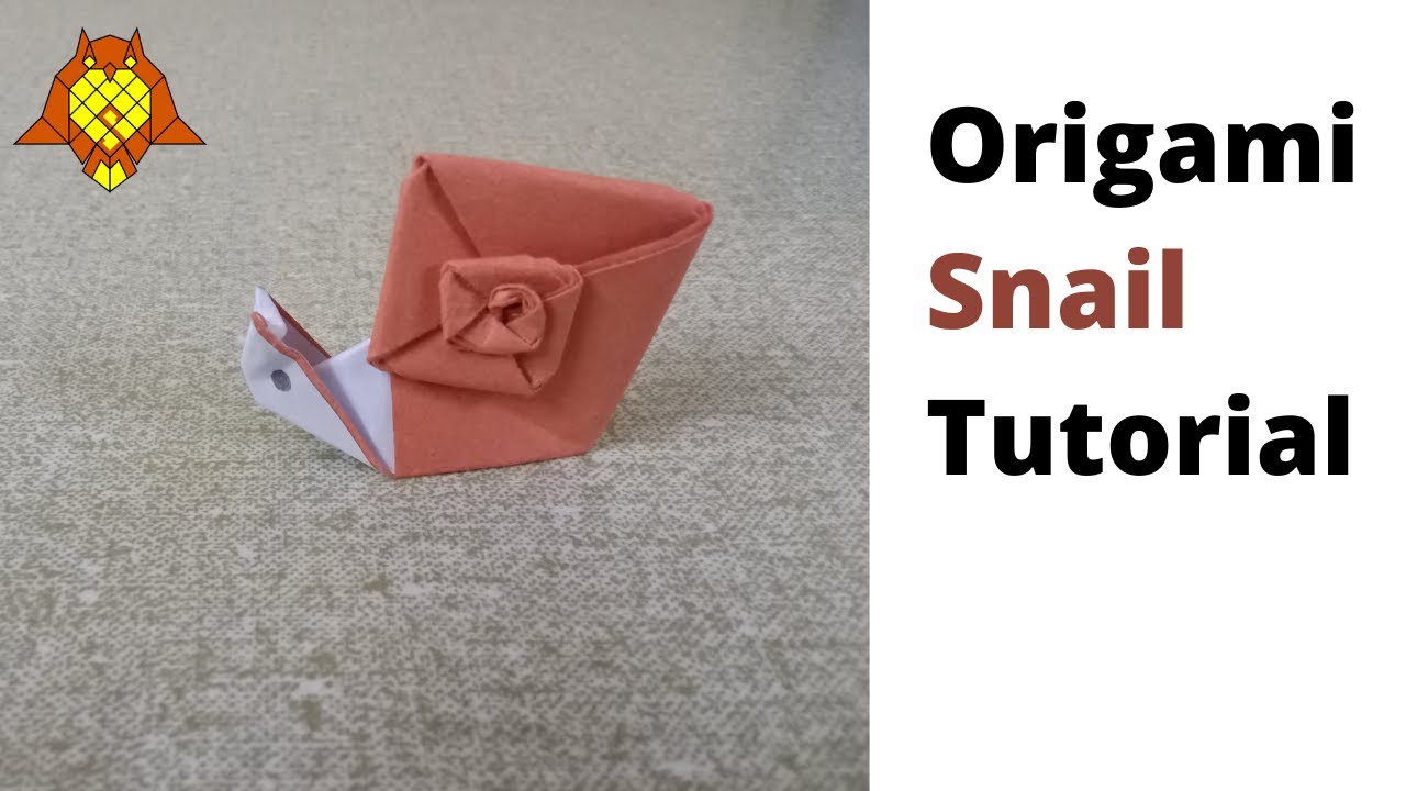 How to make Origami Snail easy - YouTube