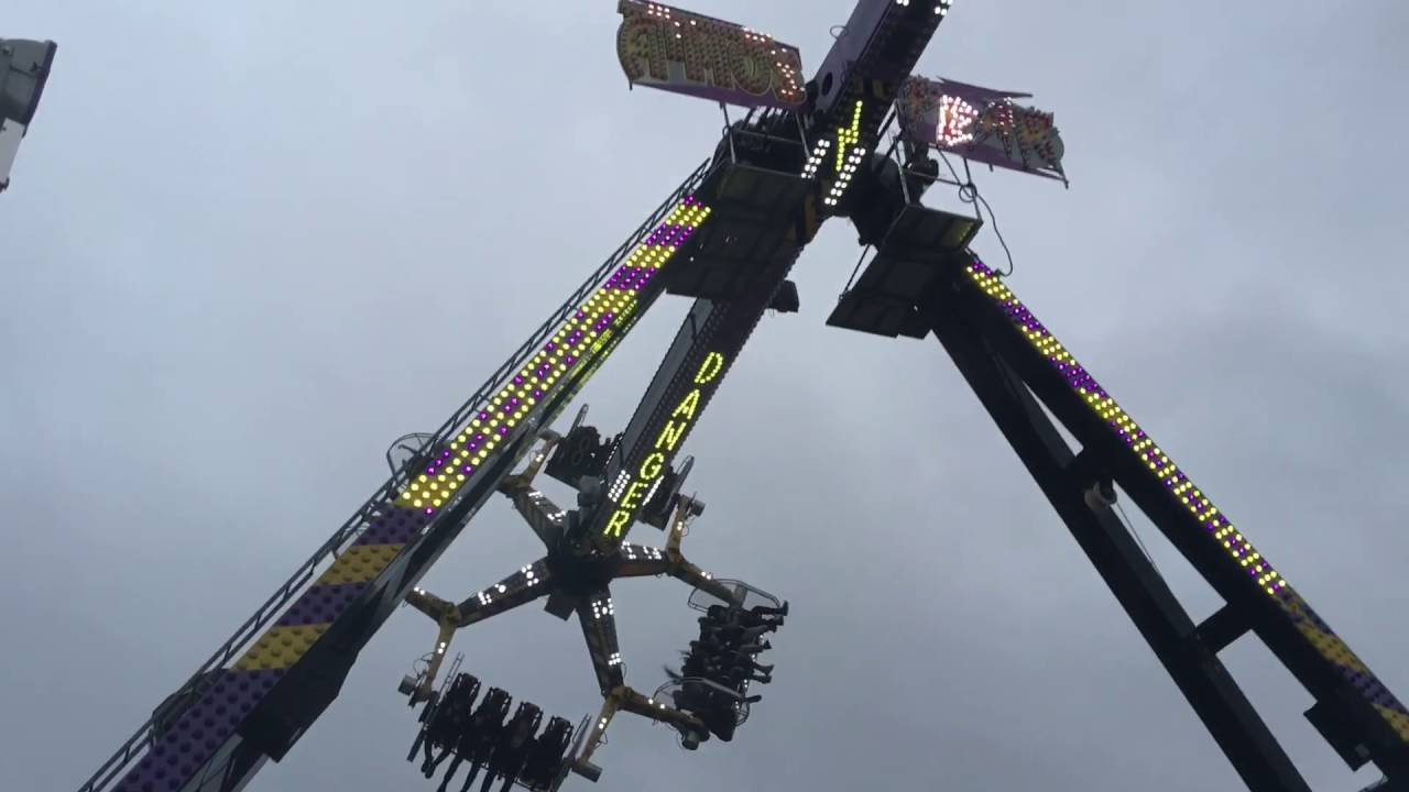 Atmos fear s&ds hoppings 2016 off ride - YouTube