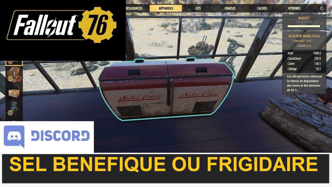 Fallout 76 Fr – REFRIGERATEUR GLACIERE OU CARTES - YouTube