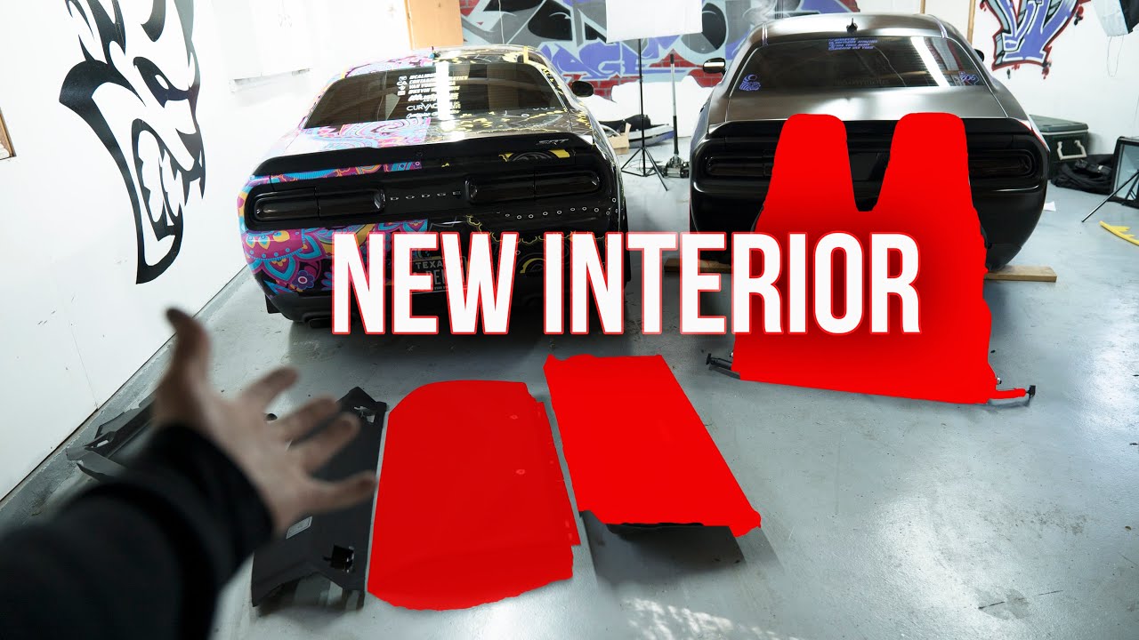 NEW Interior for the Hellcat! The Rebuild. - YouTube
