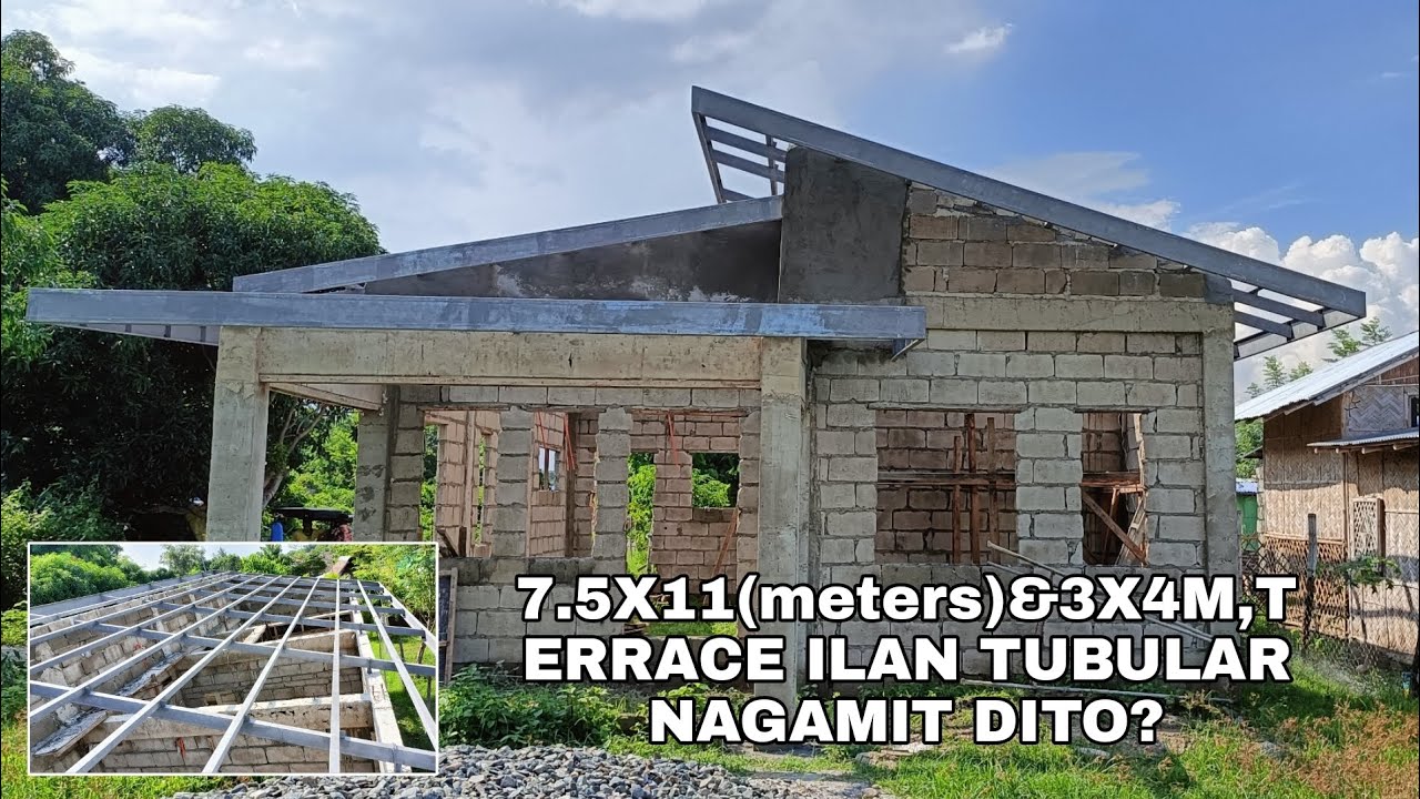 PAANO GUMAWA NG TUBULAR TRUSSES.ROOF PROJECT,VICTORIA TARLAC. - YouTube