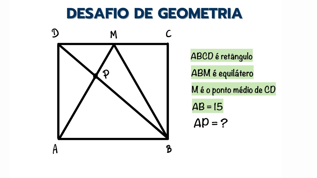 Desafio geometria (ângulos, quadrado, quadriláteros, triângulo ...