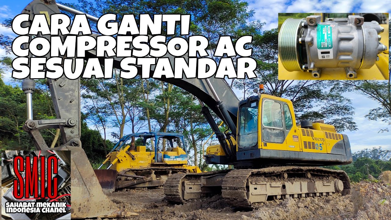 CARA GANTI COMPRESSOR AC SESUAI STANDAR_MUDAH - YouTube