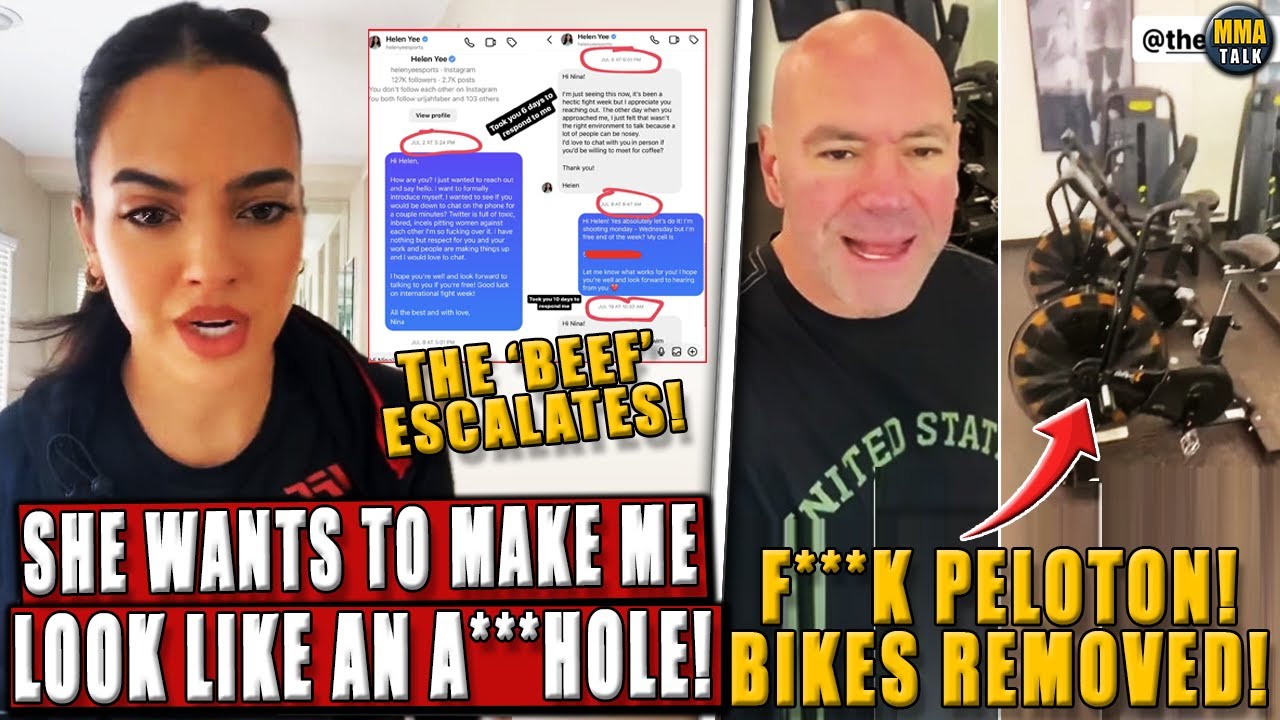 Nina Drama & Helen Yee 'BEEF?' escalates; Dana White REMOVES the ...