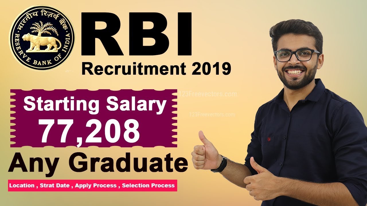 RBI Recruitment 2019 | 77,000 salary | Any Graduate | Latest Job 2019 ...