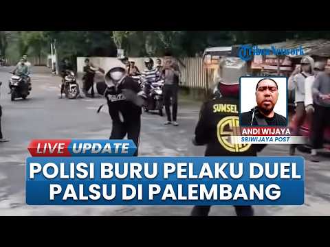 Viral Video Remaja di Palembang Duel Pakai Sajam Diduga Hanya Konten, Polisi Buru Terduga Pelaku