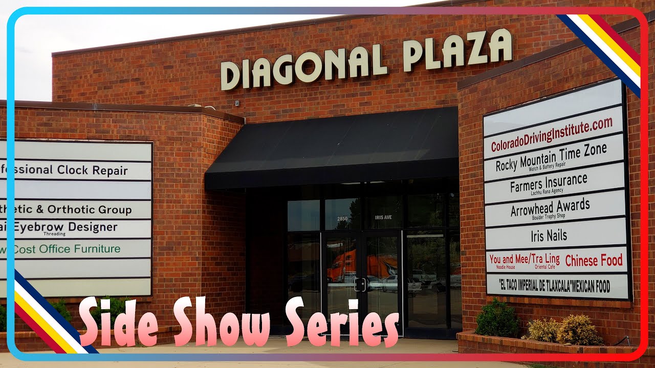Visiting a Mini Mall: Diagonal Plaza - Side Show Series Ep1 (Boulder ...