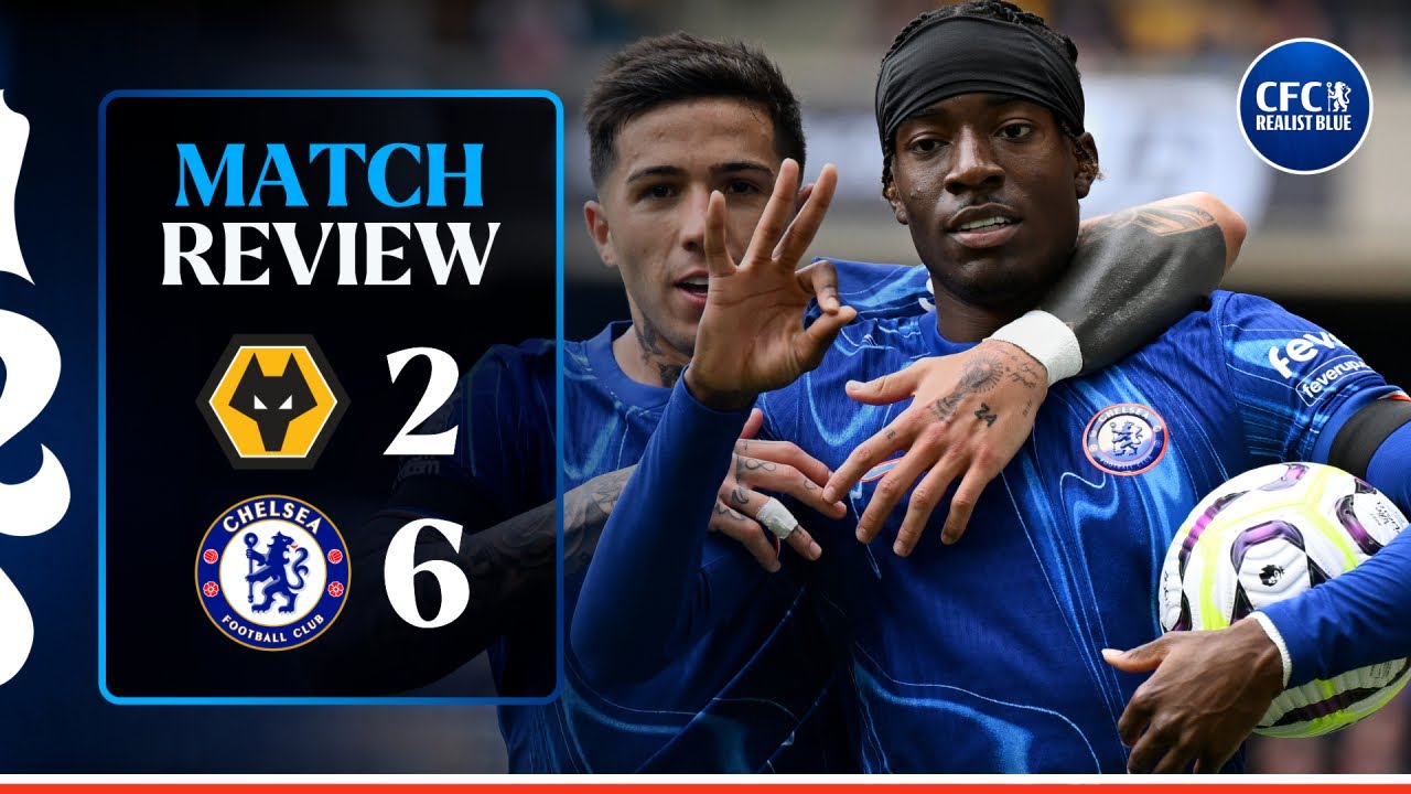 MADUEKE HAT TRICK HELPS CHELSEA DESTROY WOLVES || WOLVES 2-6 CHELSEA ...