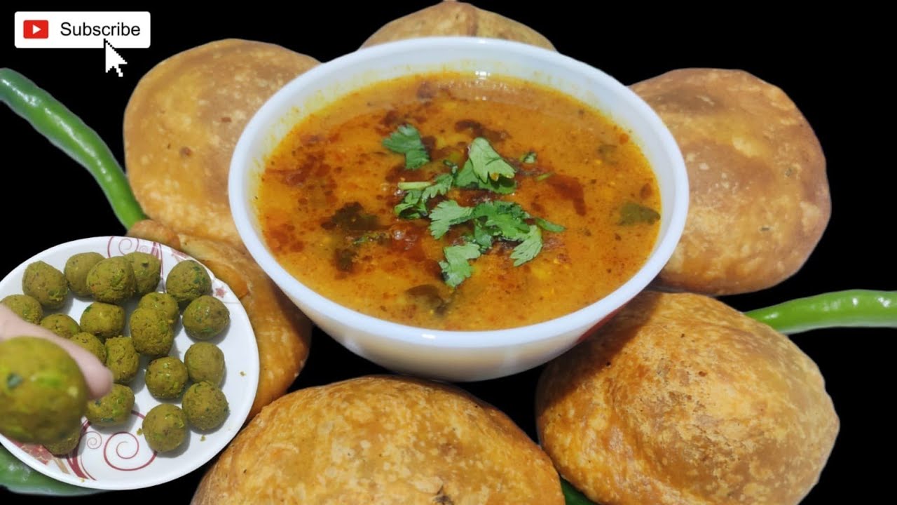 Halwai Style Matar Ki Khasta Kachori & Aloo ki Sabzi,Winter Special ...
