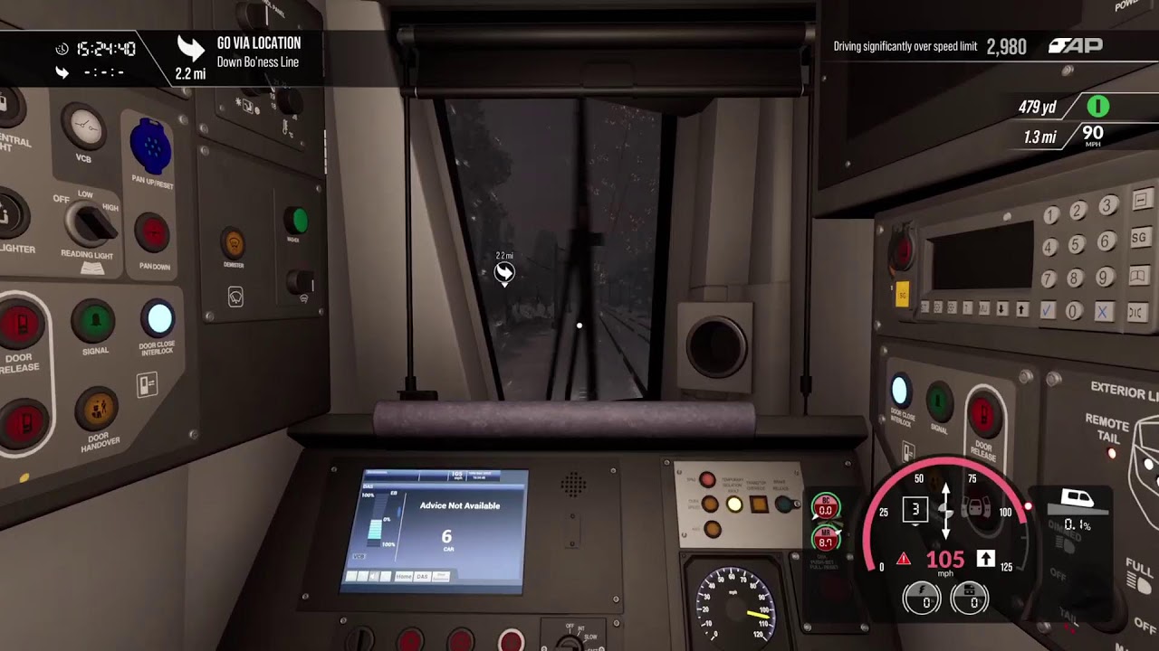 Train Sim World 3 Scotrail Express PS5 Snow Drifting On Rails - YouTube
