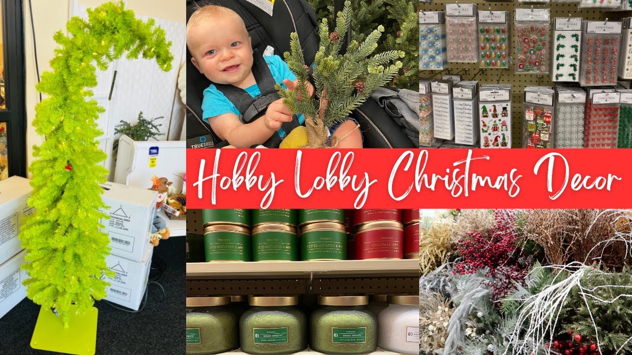 Christmas In July Shop With Me | Hobby Lobby 2023 Christmas Decor - YouTube