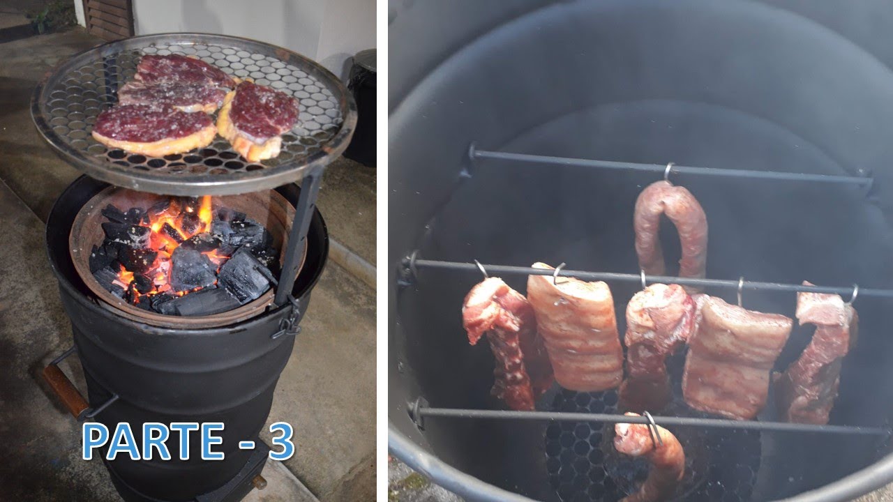 Defumador Caseiro feito em serralheria - parte 3 - YouTube