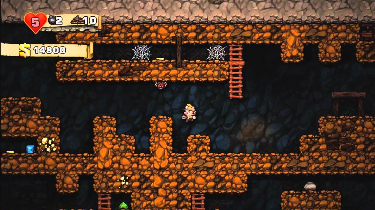 Lets Play Spelunky Xbox 360 Hd Remake Part 8 Absolute Failue - YouTube