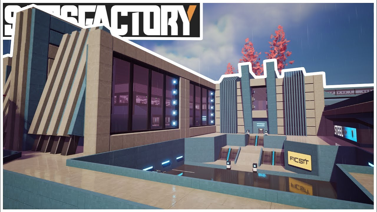 Satisfactory Showcase - Steel Facility - Red Jungle - YouTube