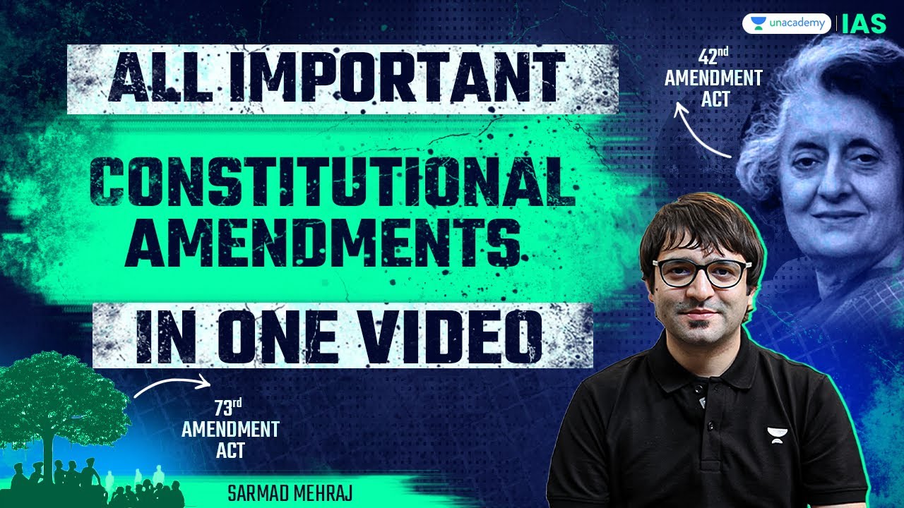 The Last Lap | All Important Constitutional Amendment | UPSC Prelims ...