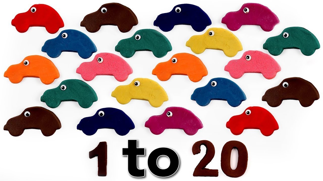 Learn 1 To 20 Numbers For Kids With Play Doh + More Educational Videos ...