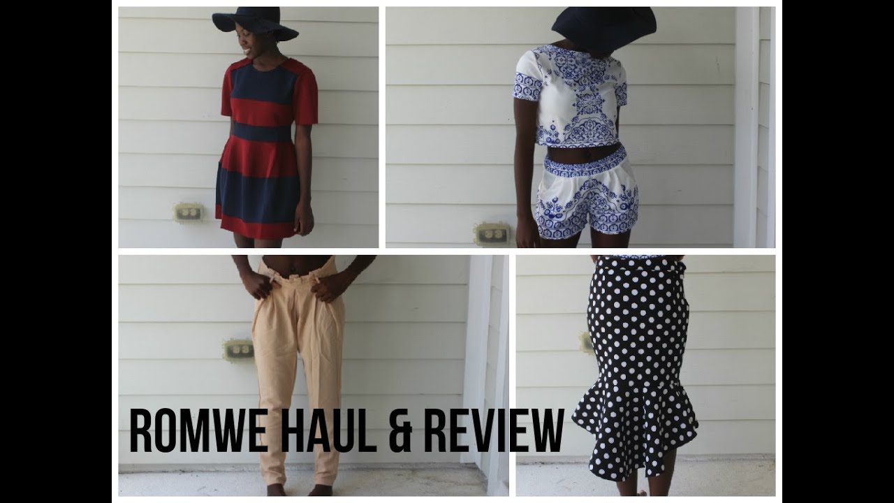Romwe.com Review & Try-On Haul - YouTube