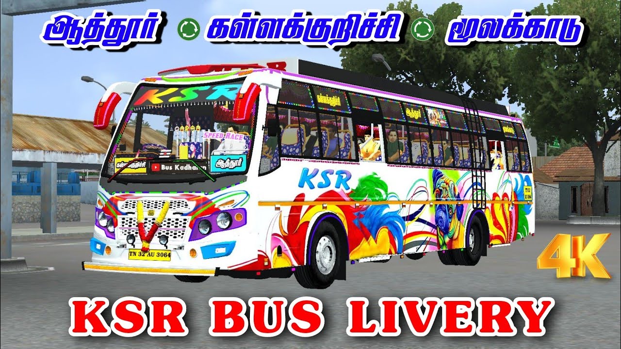 KSR bus livery released 🎀🔥😘|Attur🔄 Kallakurichi 🔄Mulakadu|Bus Kadhalan ...