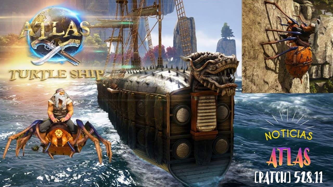 ATLAS | ESP | NOTICIAS ATLAS!!!! | ESP |PATCH 528.11| ARAÑAS TREPADORAS ...