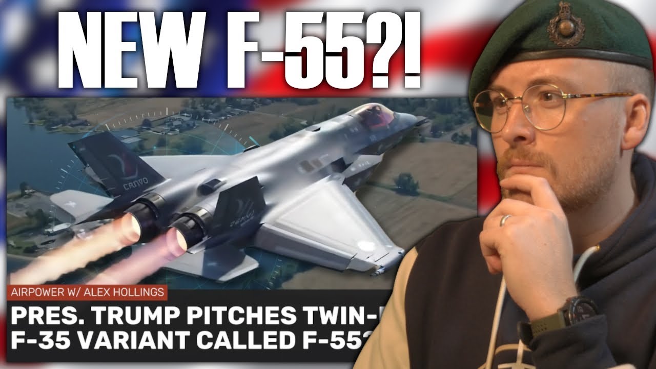 Royal Marine Reacts To New TWIN ENGINE F-35 Variant Called The F-55 ...