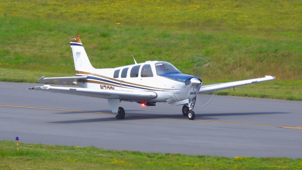 G36 Beechcraft Bonanza Takeoff [4K Video!] - YouTube