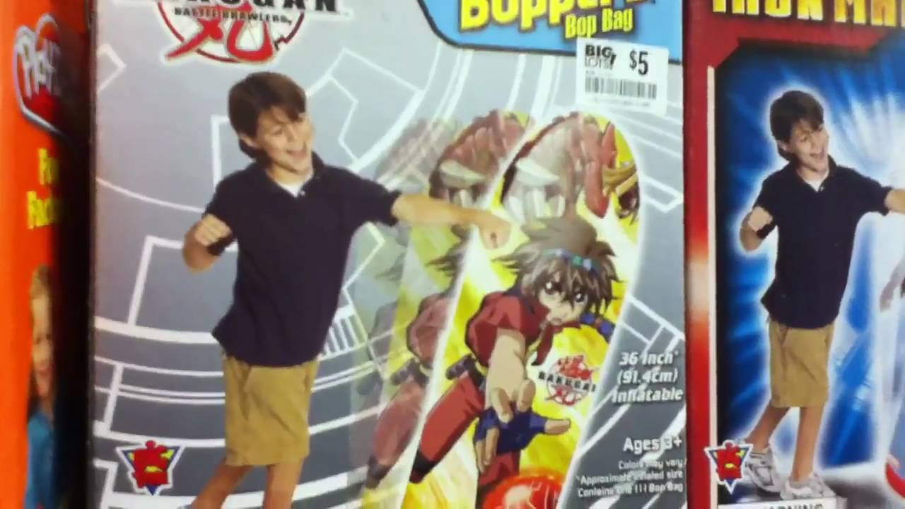 BAKUGAN FAIL TOY RIP-OFF WORST TOYS Bop Bags for Christmas Spider-Man ...