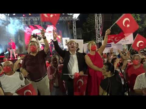Bornova “Mustafa Kemal’in askerleriyiz” sesleri ile inledi