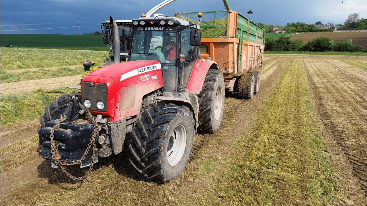 🇫🇷 Ensilage XXL de seigle pour une méthanisation auboise 🚜🇫🇷 - YouTube