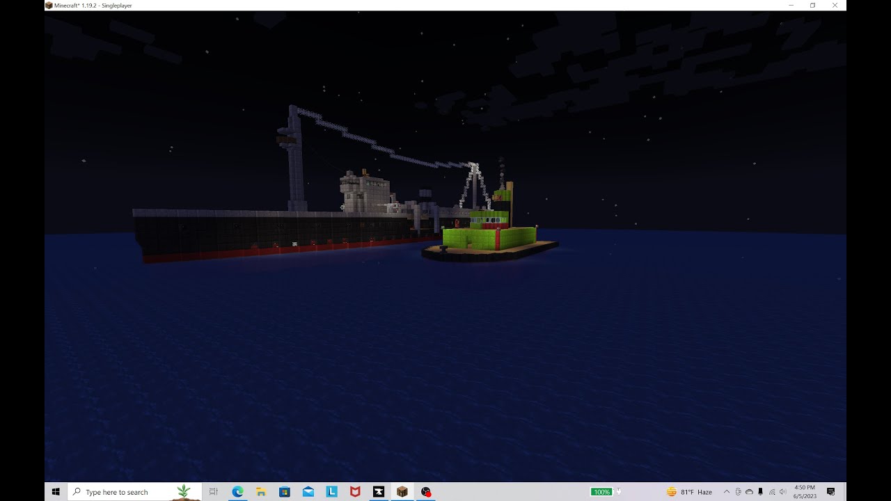 Building a Tug Boat in MC - YouTube