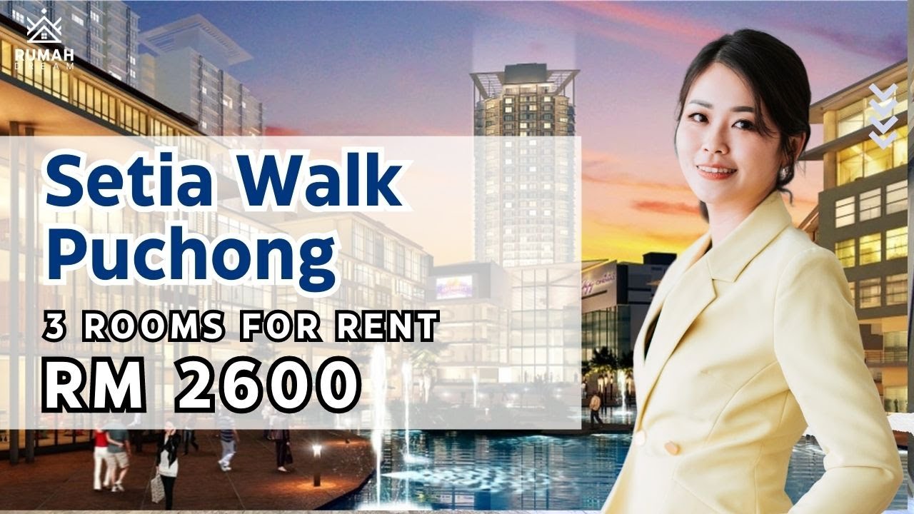 Setia Walk Puchong - 3 Bedroom 2 Bathroom with 1350sqft | Rm2600 ...