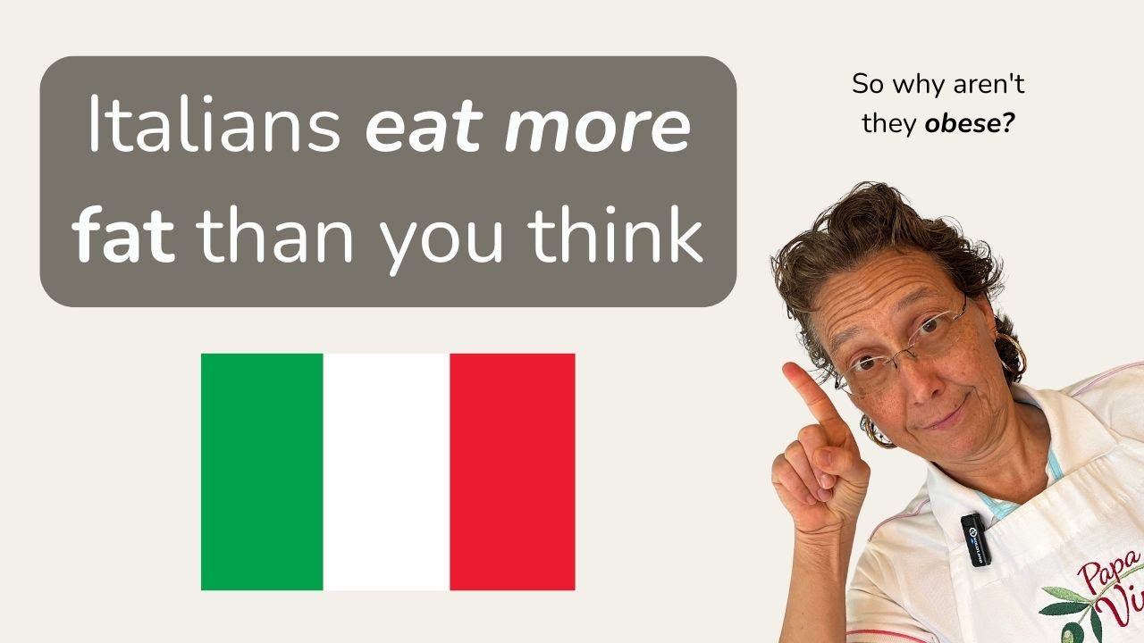 The Italian paradox: eating fat but staying slim - YouTube